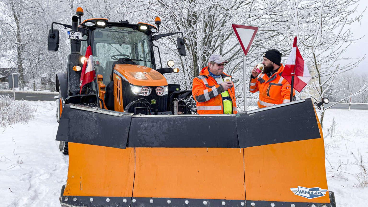 Schne Traktor Mit H Kennzeichen Ebenbild